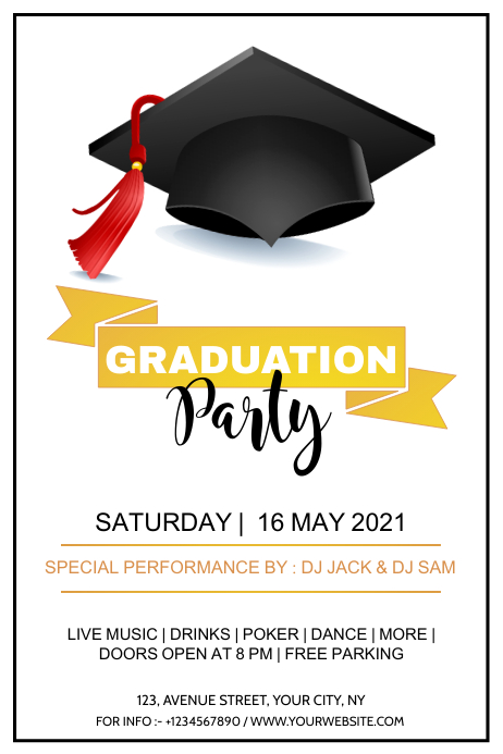 Graduation Template | PosterMyWall
