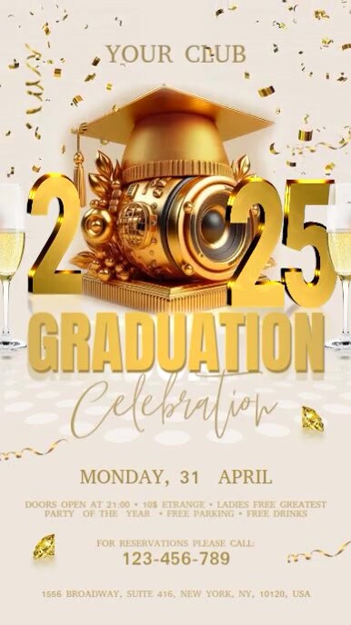 Graduation Display Digital Display (9:16) Template | PosterMyWall