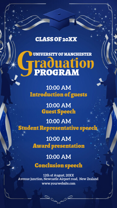 Graduation Event Template | PosterMyWall