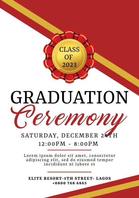 Pamflet Kelulusan Templat | PosterMyWall