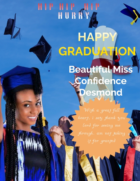 Graduation flyer Template | PosterMyWall