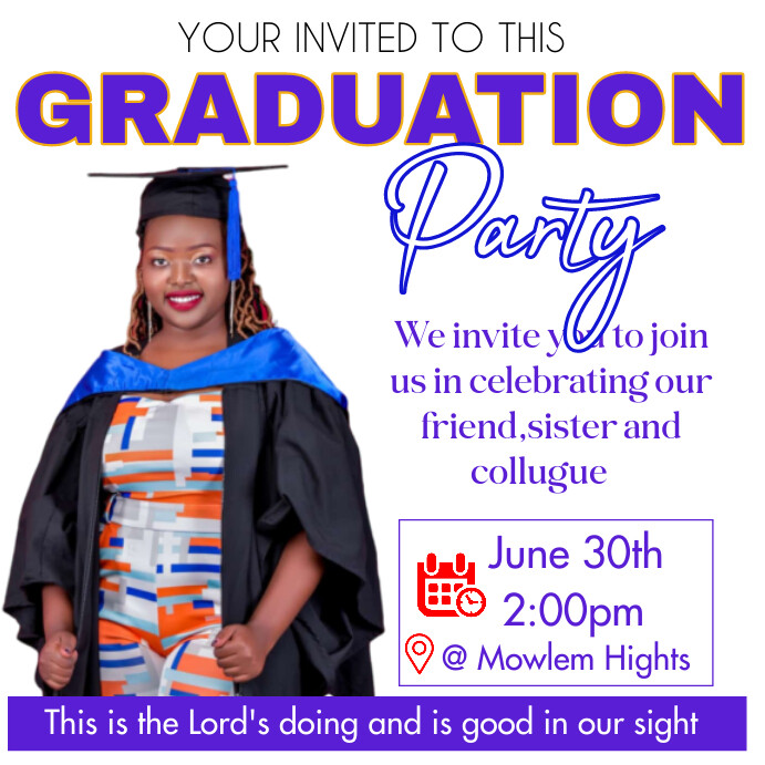 Plantilla de graduation flyer | PosterMyWall