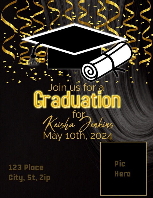 Graduation Flyer Template | PosterMyWall