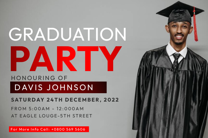 Graduation flyer Template | PosterMyWall