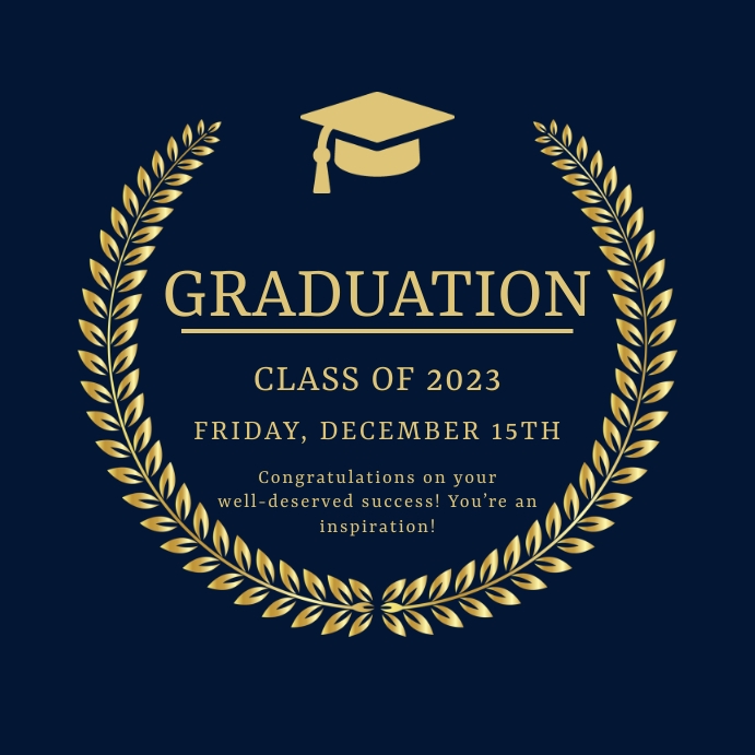 Copy of Graduation flyer | PosterMyWall
