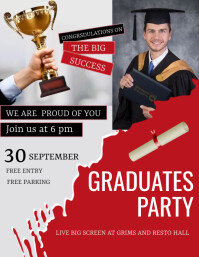 Graduation Ceremony Flyer Template | PosterMyWall
