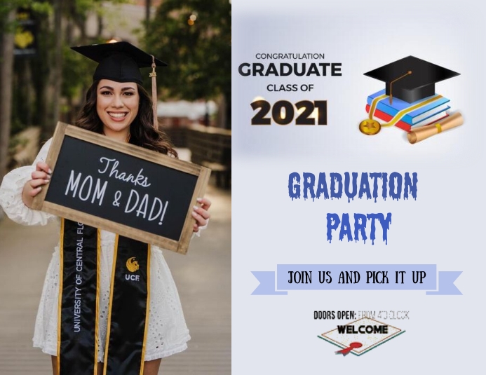 Brosur Templat Selebaran Kelulusan | PosterMyWall