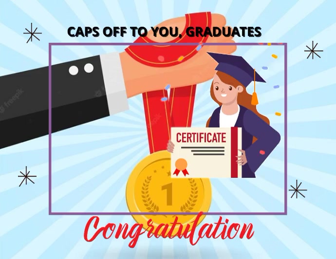 Templat Selebaran Kelulusan | PosterMyWall