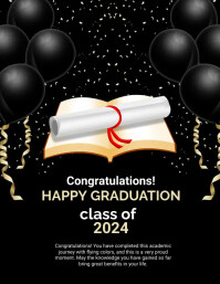 Graduation Day Flyer Template | PosterMyWall