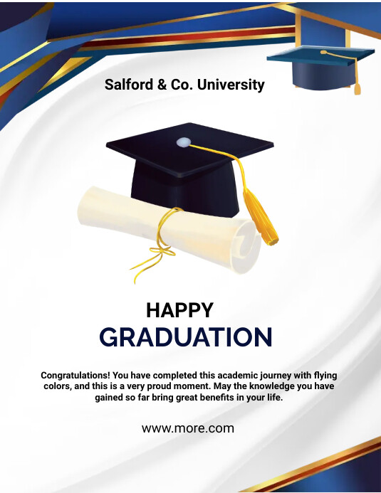 Graduation Flyer Template | PosterMyWall