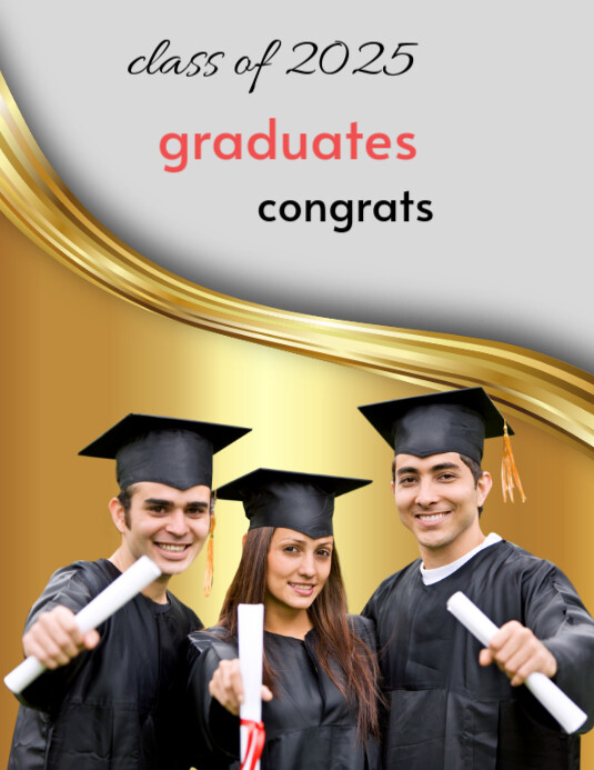 graduation flyers Template | PosterMyWall