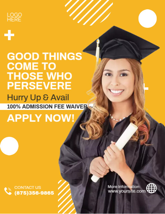 Copy of Graduation Free Admission | PosterMyWall
