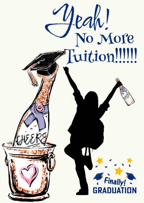 Copy of Graduation Funny Parents Card | PosterMyWall