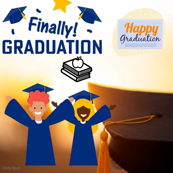 graduation happy graduate day Template | PosterMyWall
