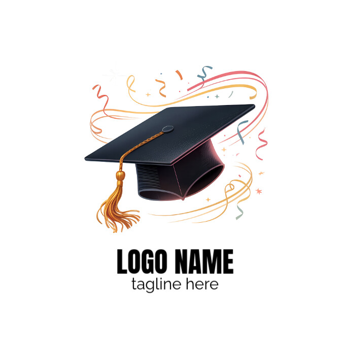 Copy of Graduation hat logo | PosterMyWall