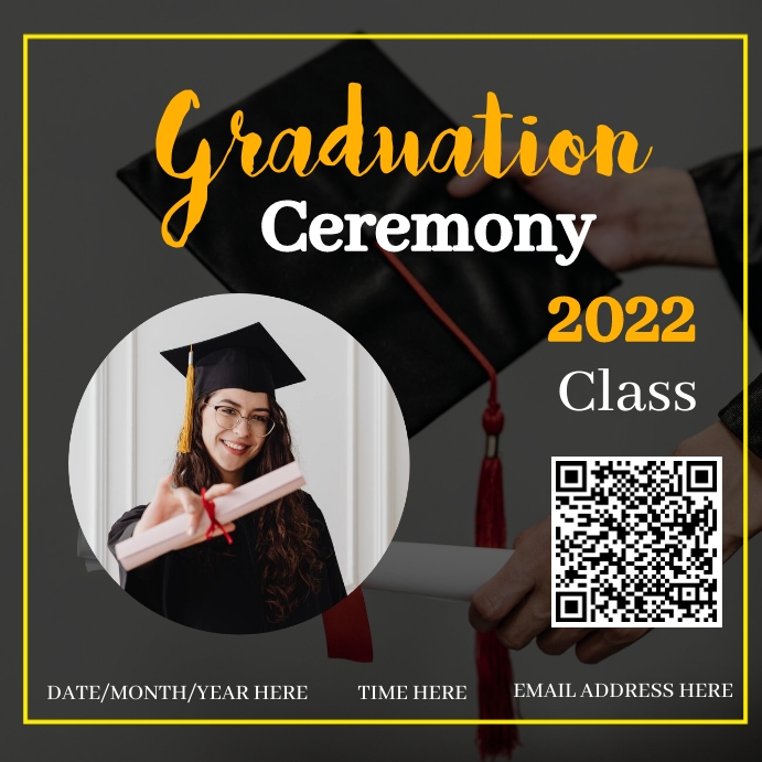 GRADUATION INSTA TEMPLATE.E | PosterMyWall