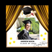 GRADUATION INSTA TEMPLATE.E | PosterMyWall