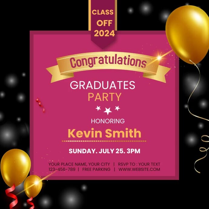 Graduation Instagram post Template | PosterMyWall