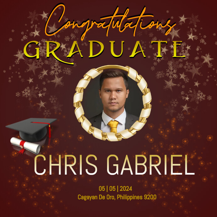 Graduation Instagram Post Template | PosterMyWall