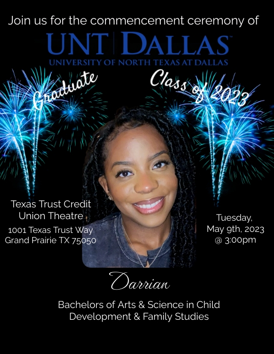 Graduation Invitation 2023(M) Template | PosterMyWall