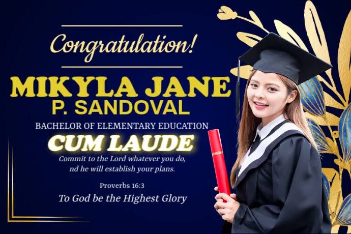 Graduation Invitation Ads Template | PosterMyWall