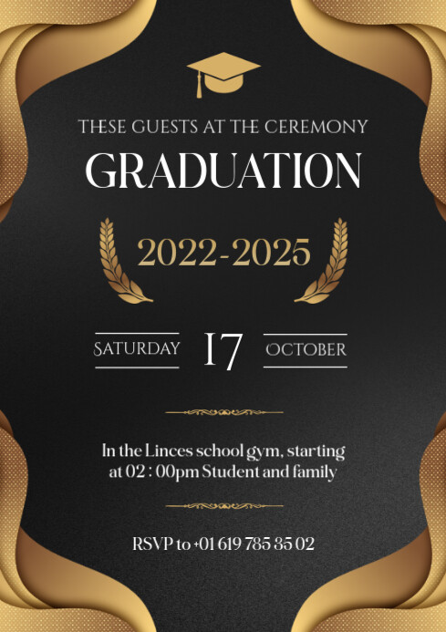 Graduation Invitations Gym