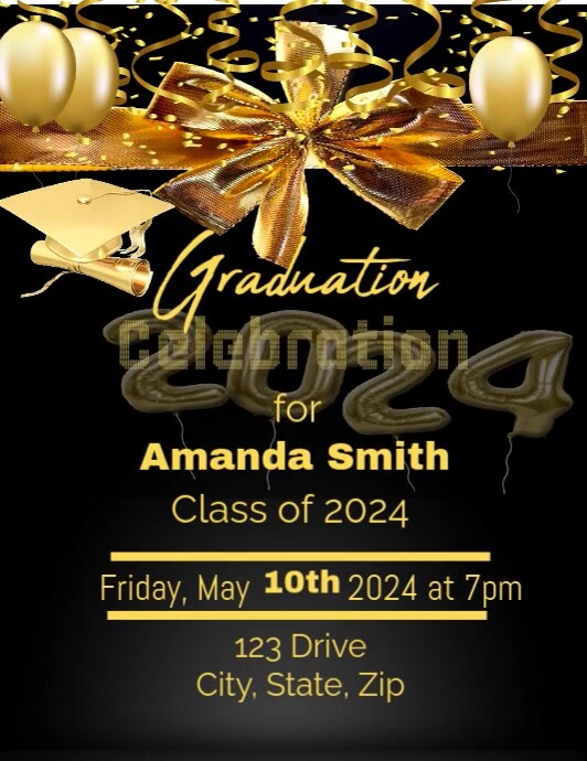 Graduation Invitation Template | PosterMyWall
