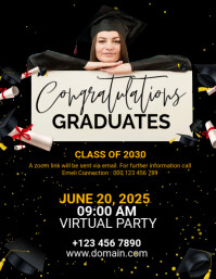 Graduation Invitation Poster Template | PosterMyWall