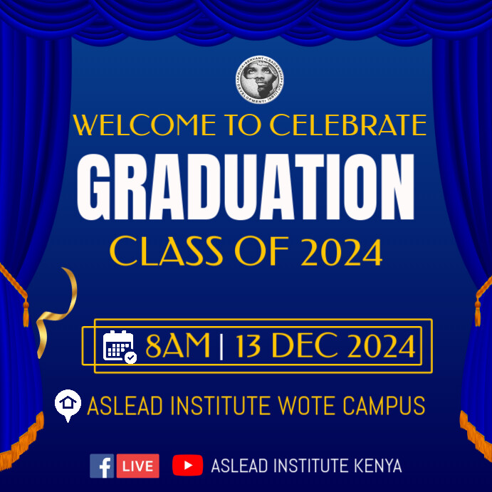 GRADUATION INVITATION FLYER Template | PosterMyWall