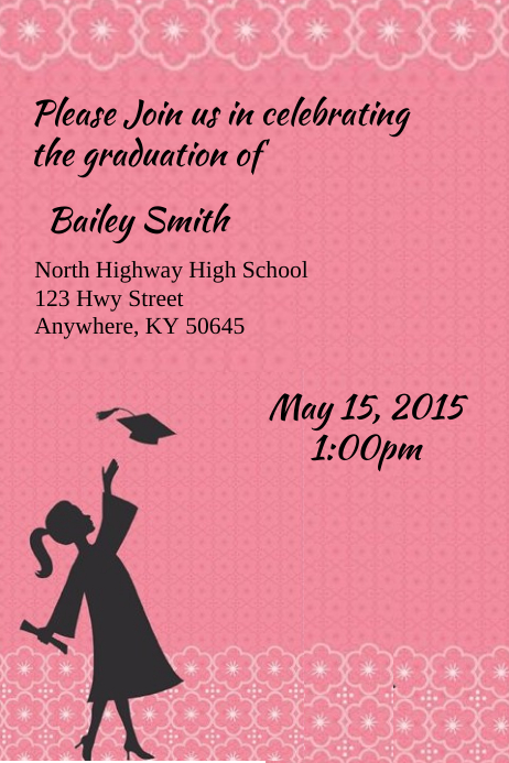 Graduation Invitation | PosterMyWall
