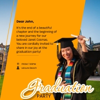 Graduation Party Invitation Instagram Post Template | PosterMyWall