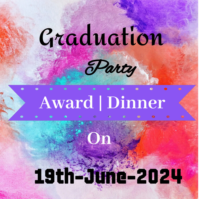 Plantilla de Graduation invitations template | PosterMyWall