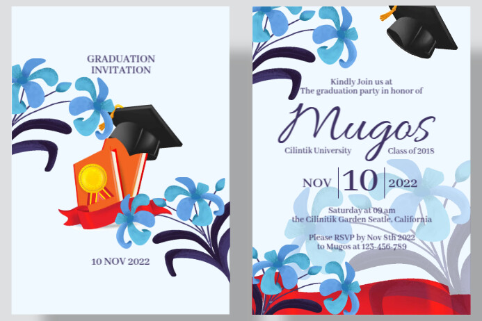 Graduation Invite Template | PosterMyWall