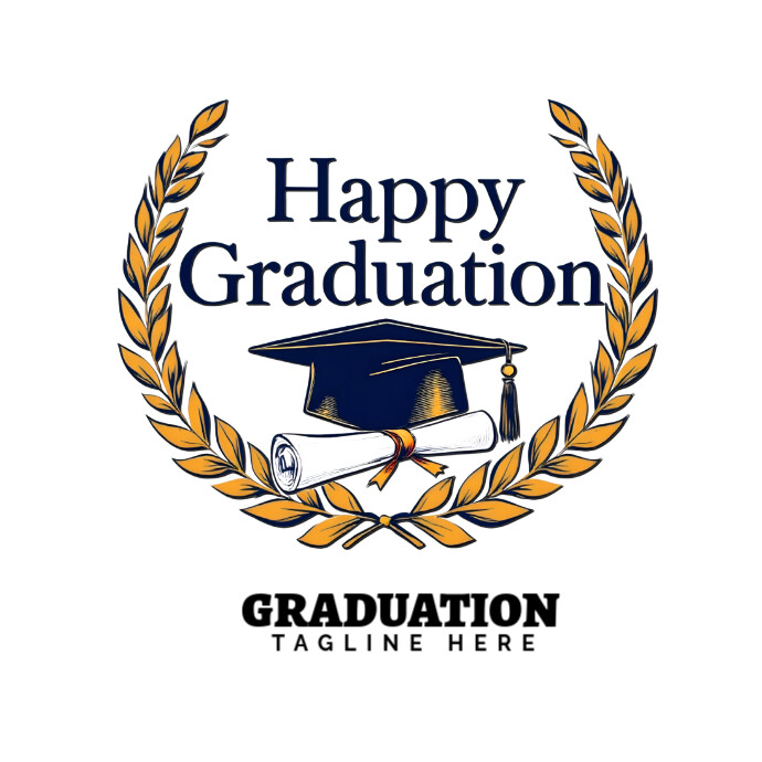 Graduation logo Template | PosterMyWall