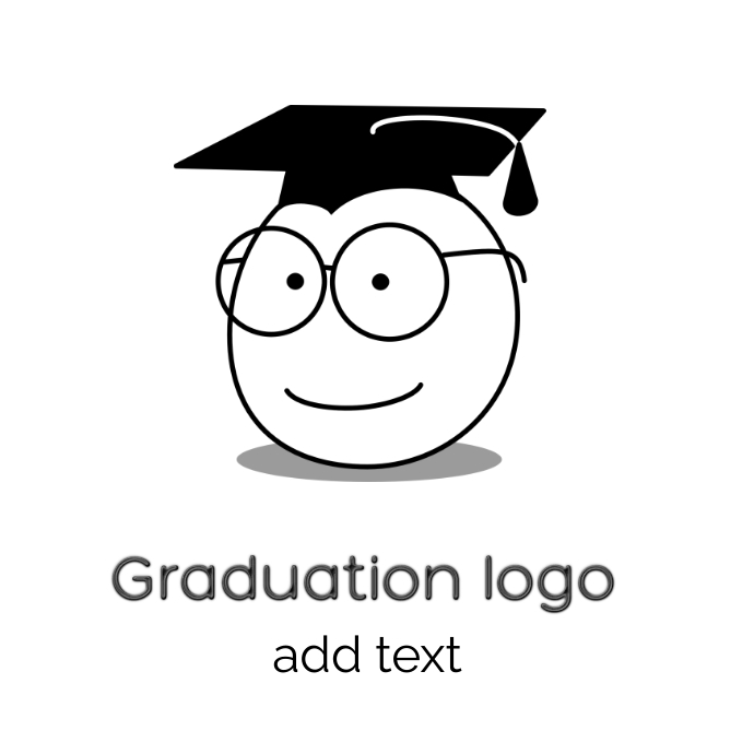 Graduation logo design template. | PosterMyWall