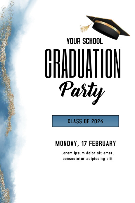 Graduation party card template (2) | PosterMyWall