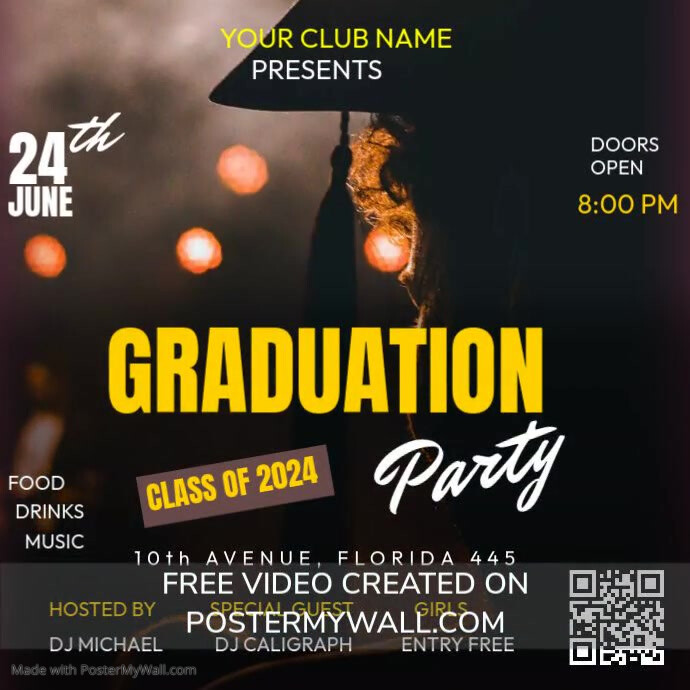 Copy of graduation party | PosterMyWall