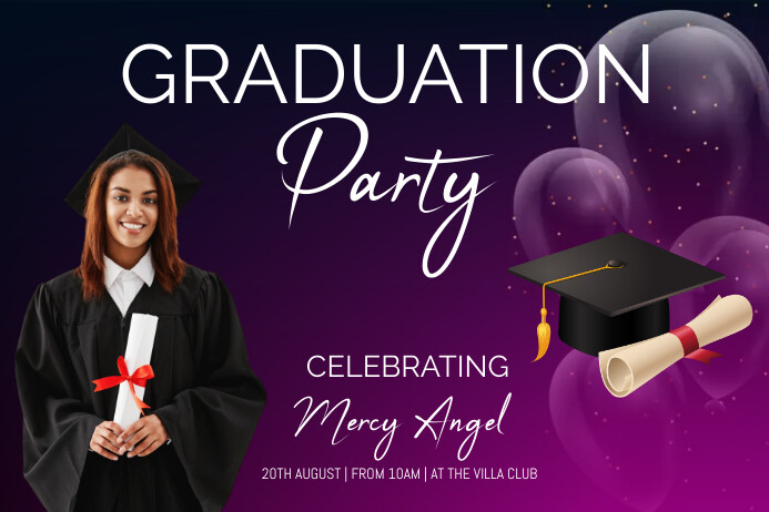 graduation party Templat | PosterMyWall