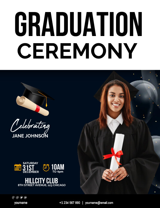 Plantilla de graduation party | PosterMyWall