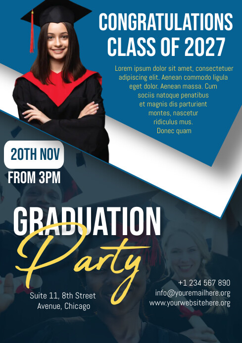 Plantilla de graduation party | PosterMyWall