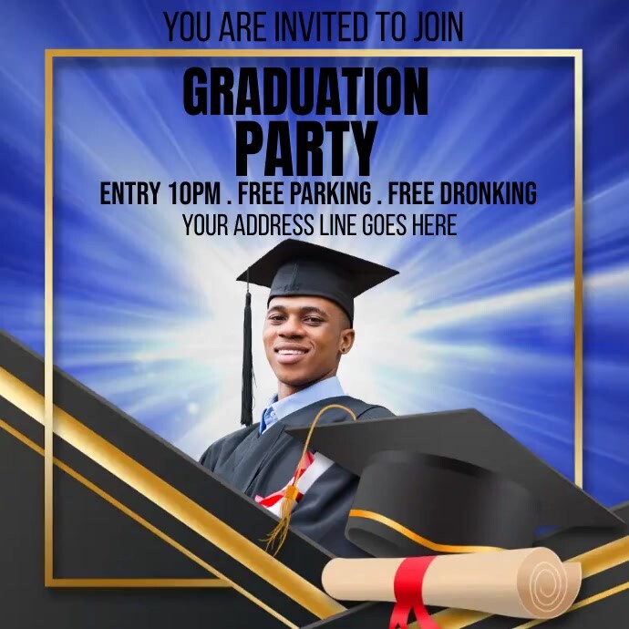 Modèle Graduation party | PosterMyWall
