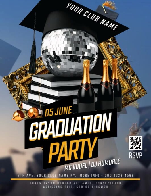 Copy of graduation party | PosterMyWall