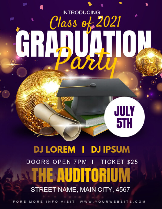 graduation party Templat | PosterMyWall