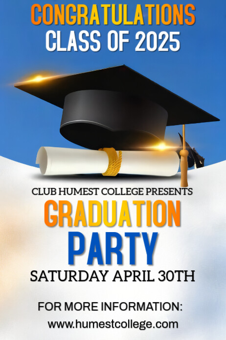 Graduation Party Design Template | PosterMyWall