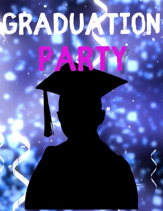 Graduation Party Background Template