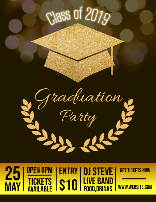 Graduation Party Design template | PosterMyWall
