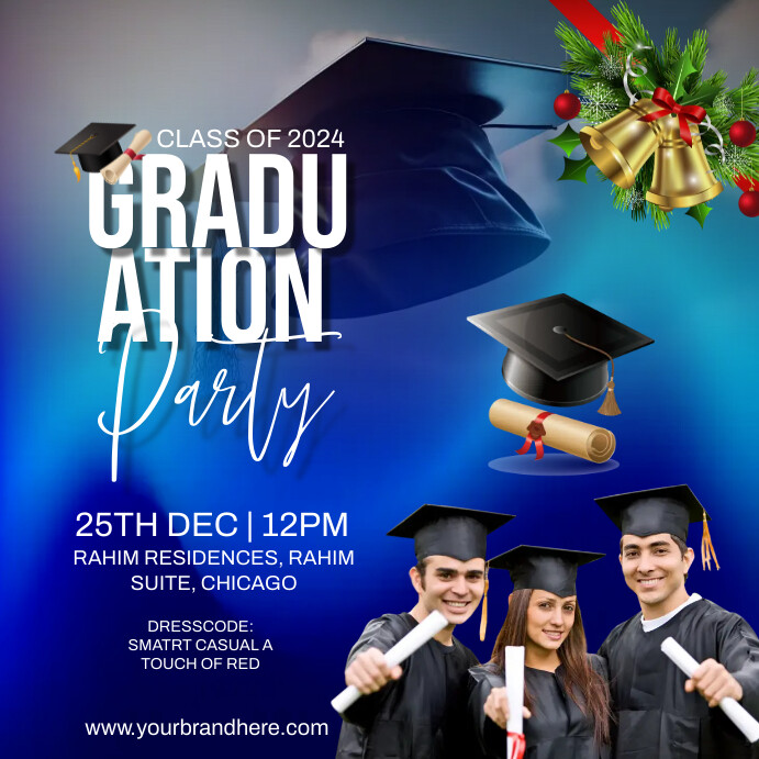 Copy of graduation party | PosterMyWall