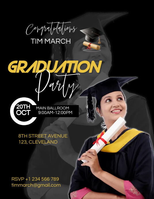 Plantilla de graduation party | PosterMyWall
