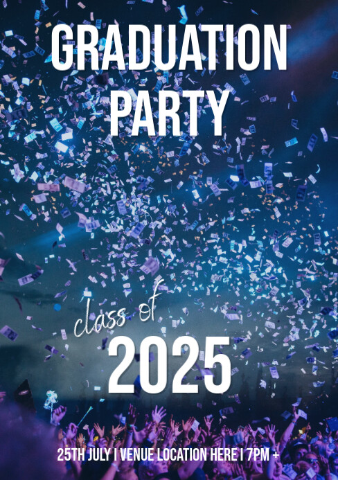 Graduation Party Template | PosterMyWall