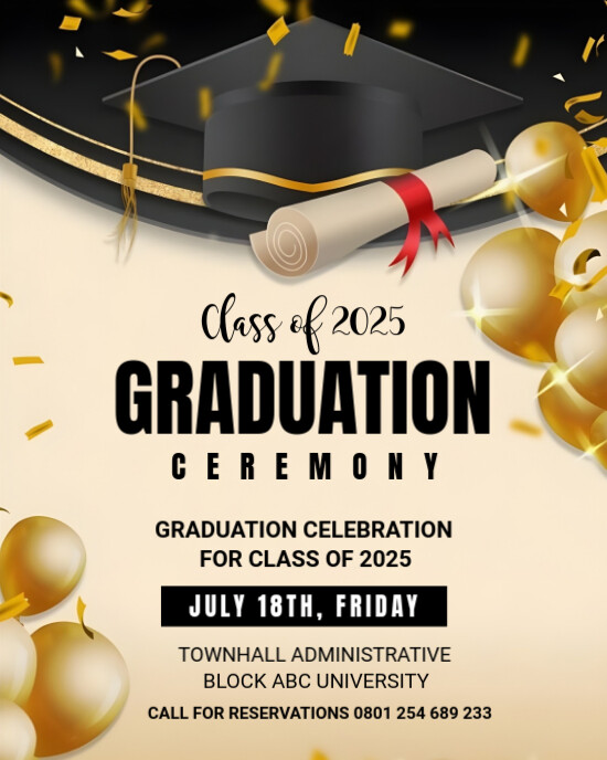 Graduation party Template | PosterMyWall